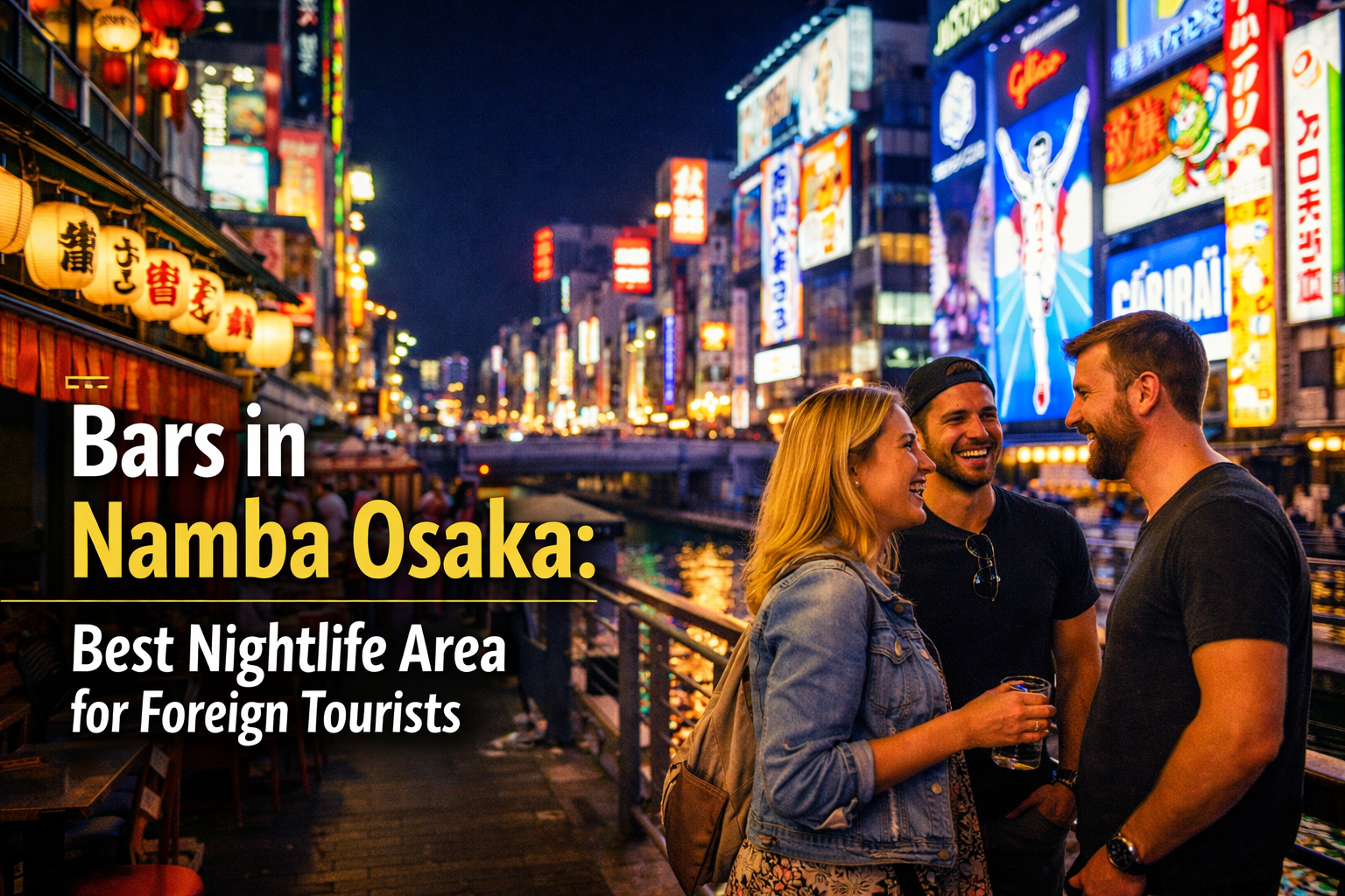 Bars in Namba Osaka: Best Nightlife Area for Foreign Tourists